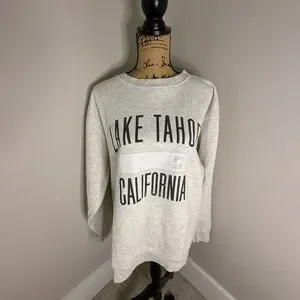Outfitter trading Co. | Tops | Lake Tahoe California Gray Sweatshirt ...